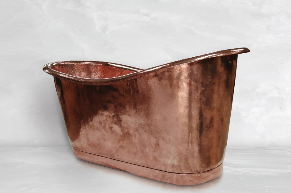 Amoretti Brothers Custom Kitchen Range Hood Copper Cookware